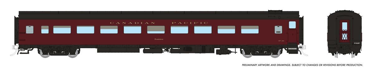 Rapido HO Lightweight Coach CP - Royal Canadian Pacific – Railway City ...