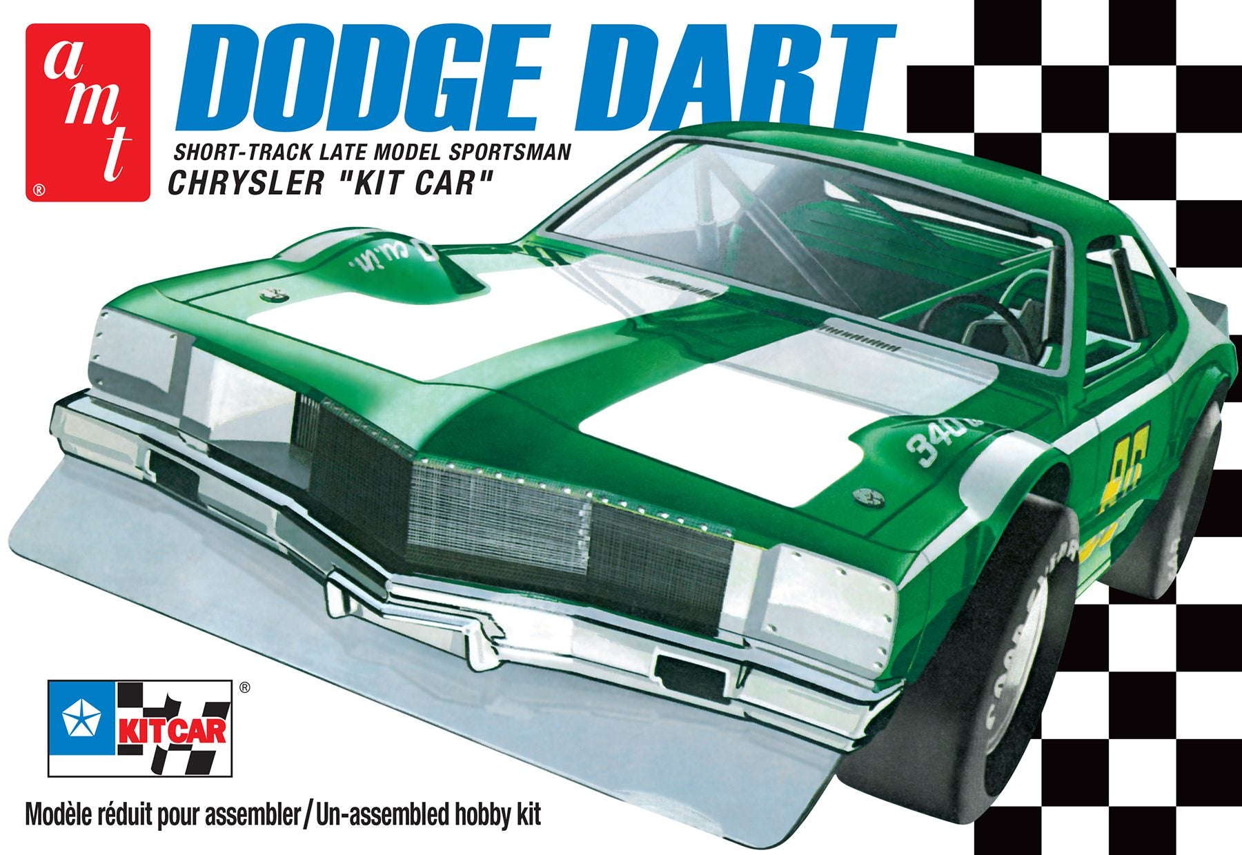 AMT Dodge Dart Sportsman Short Track “Kit Car” 1:25 Scale Model Kit ...